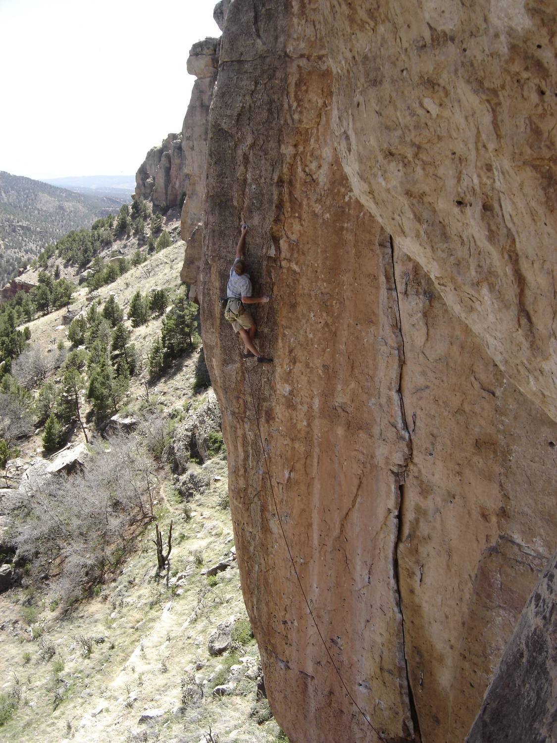 Adam Osterhoff on Gym Arete.