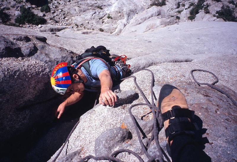 Ian McAlexander at the top of pitch four.