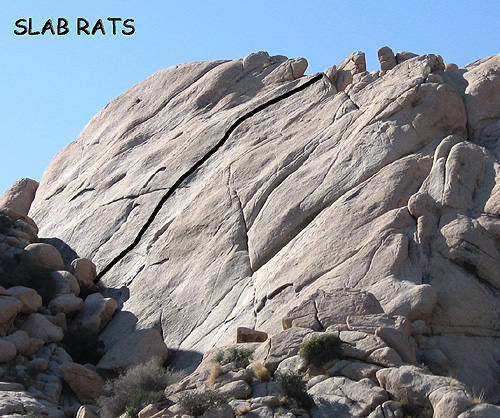 Rock Climb Slab Rats, Joshua Tree National Park