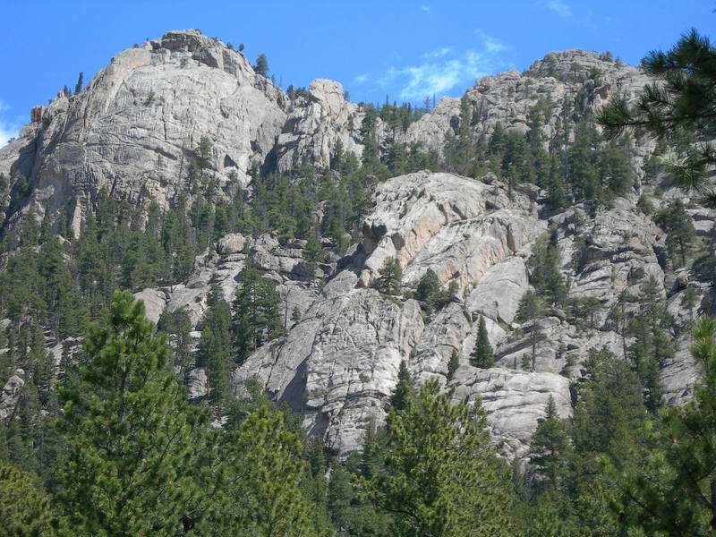 Rock Climbing in Sunshine Buttress, Lumpy Ridge
