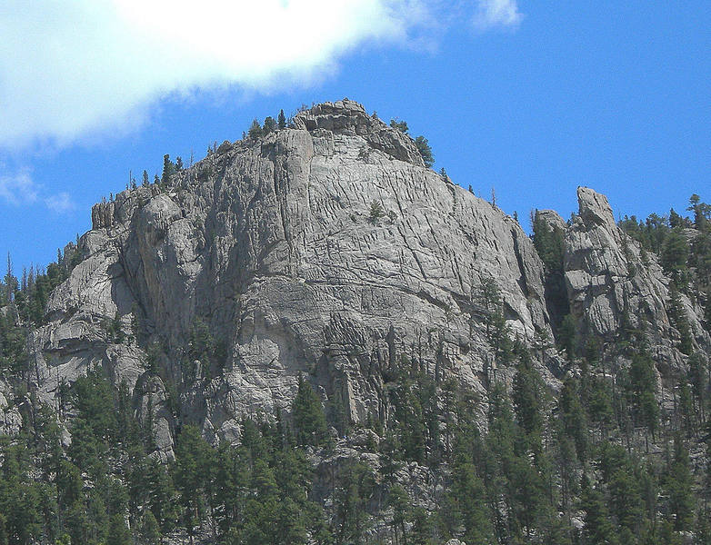Rock Climb Deep Impact, Lumpy Ridge