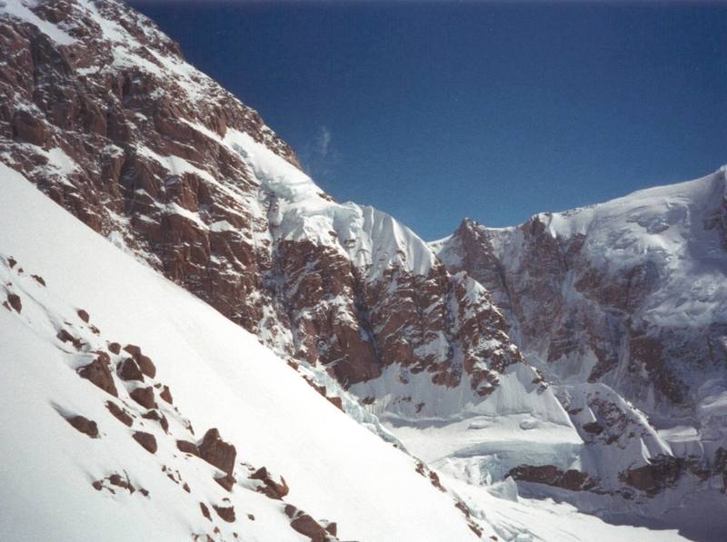Lower Cassin Ridge from low on the West Rib