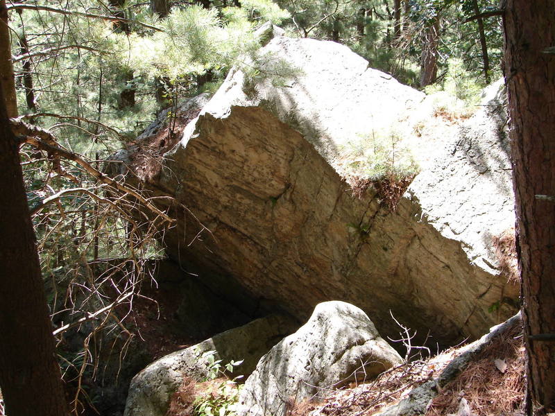 Climbing in Stack Boulder, Central