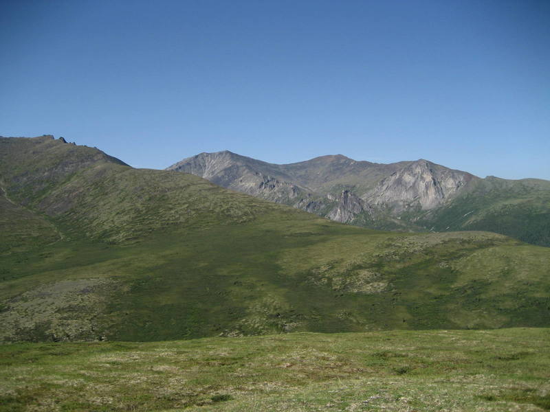 Mount Prindle climbing area, after ascending Zephyr Creek drainage and ...