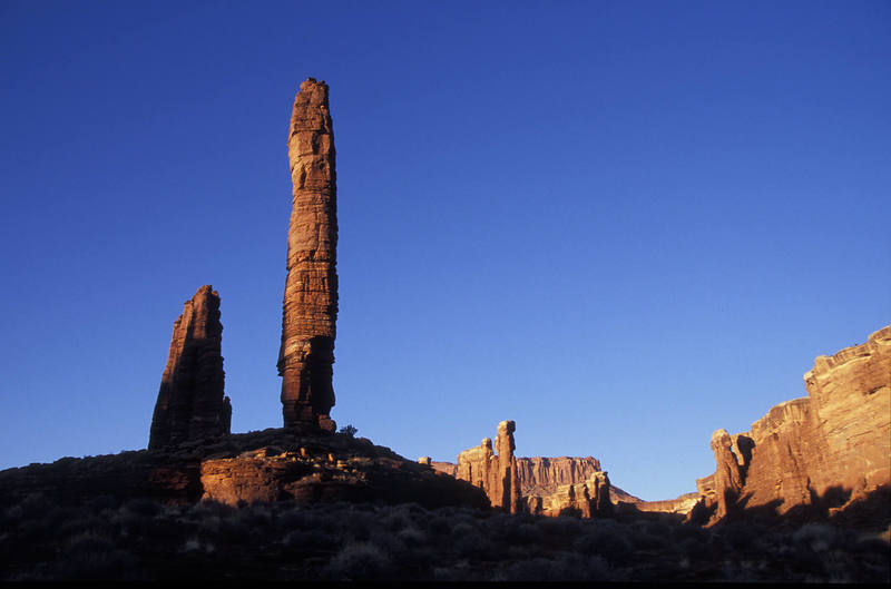 This is a rare and beautiful sight if you're into desert towers.