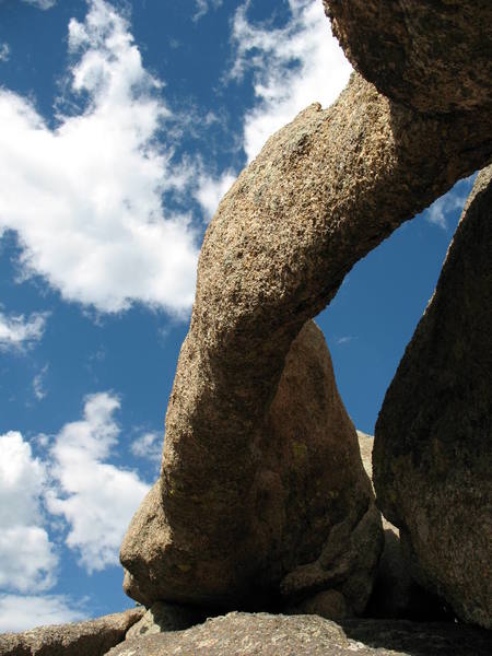Small granite arch at Lumpy.