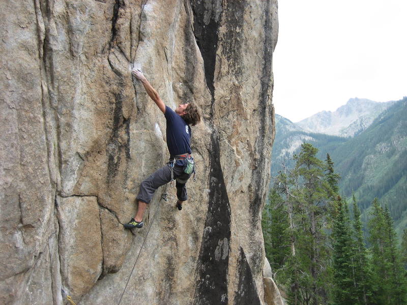 Rock Climbing in Sunset Cliff, Independence Pass