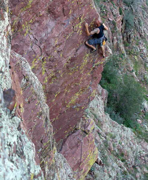 Rock Climb Mellow Yellow, Central Arizona