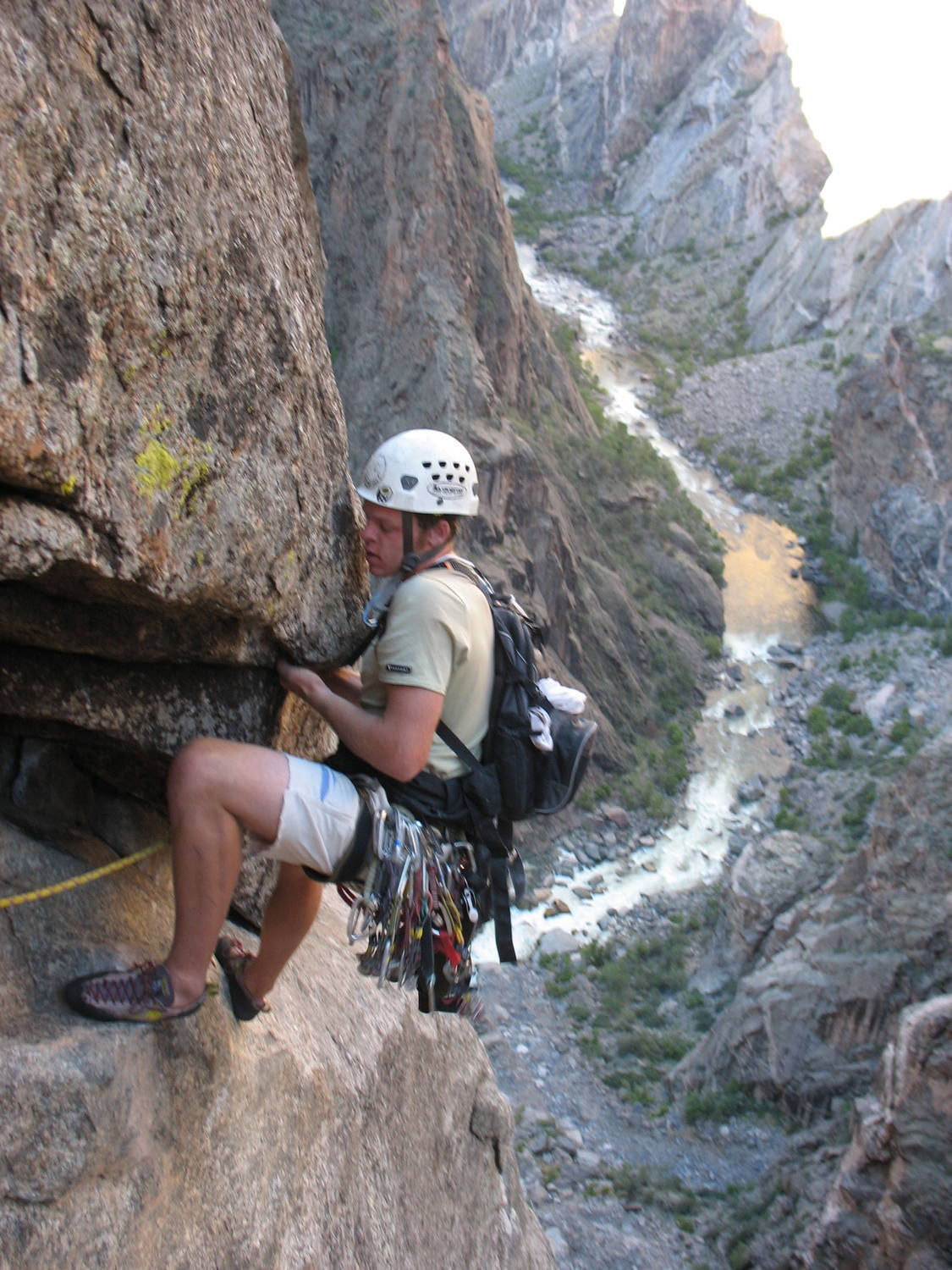 The very end of the Vector Traverse. (Photo taken by Jeff Widen.)
