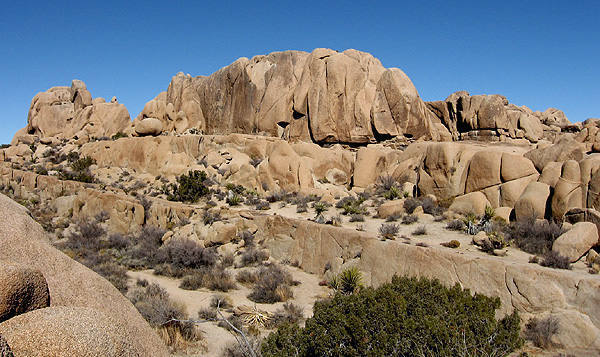 Rock Climbing in Teepee Rock, Joshua Tree National Park