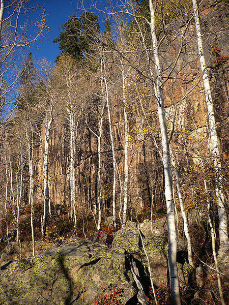 Rock Climbing in Jax Cliff, Northeast Utah