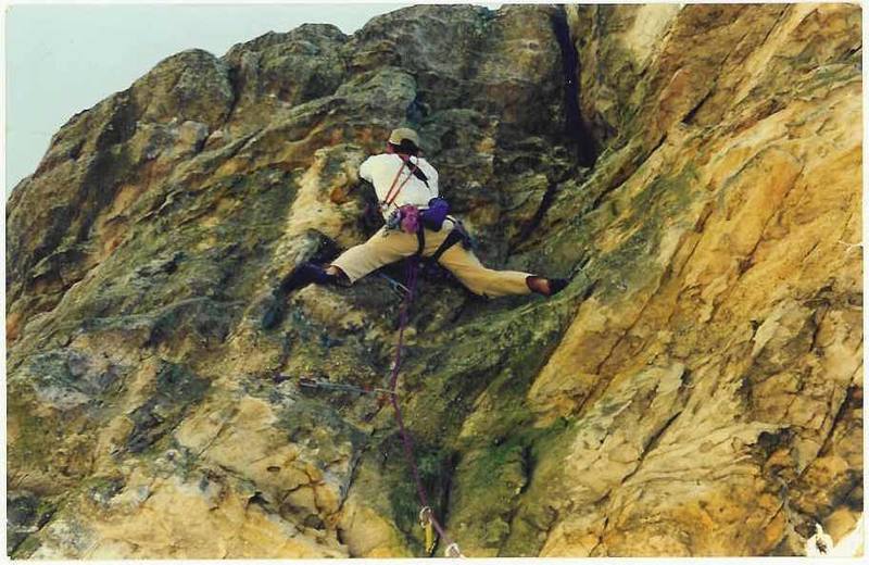 Rock Climb Green Gully, Sand Rock