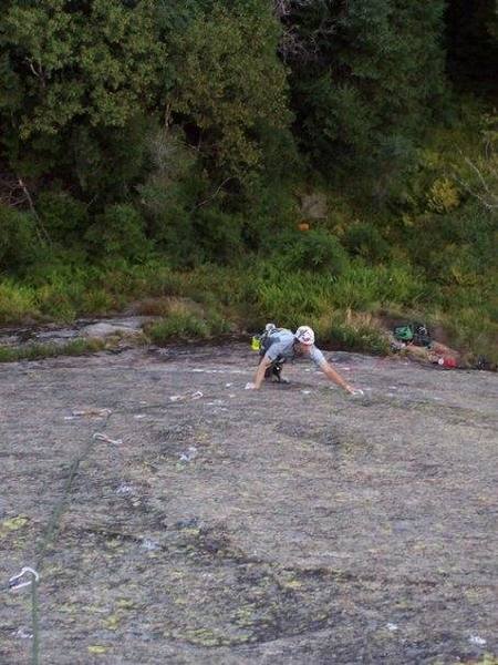 John Ciccone following the first pitch of Freudian Slip 5.9-