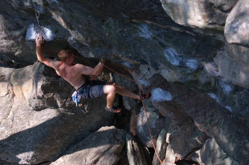 Rock Climbing in Pulse Wall, *Rumney