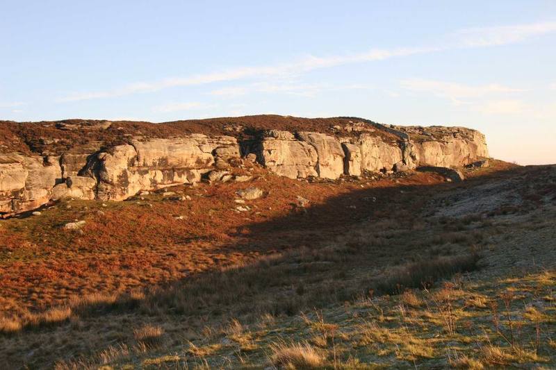 Climbing in Bowden Doors, United Kingdom
