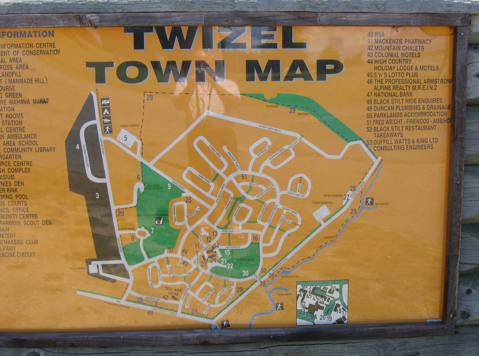 Twizel map