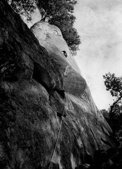 Rock Climb Church Bowl Lieback, Yosemite National Park