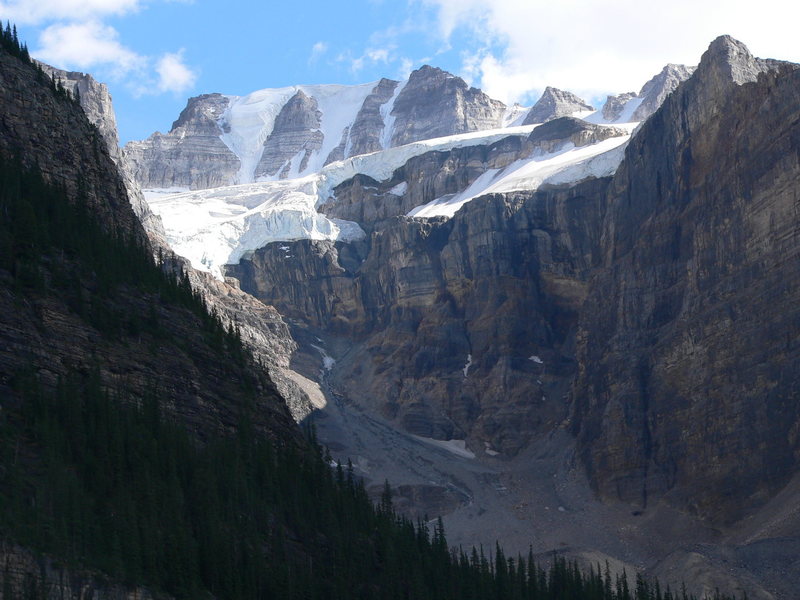 Climbing in Mount Fay, Banff National Park