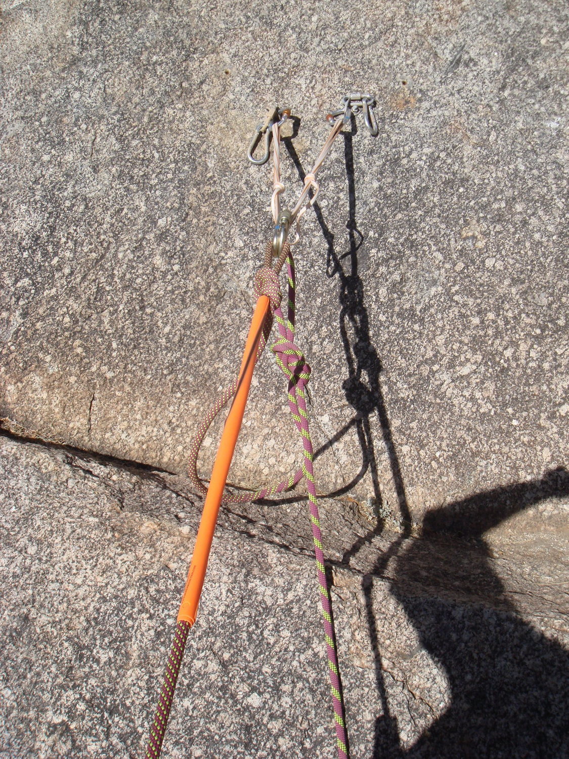 Solo TR Anchor set up (for typical horizontal bolt configuration ...