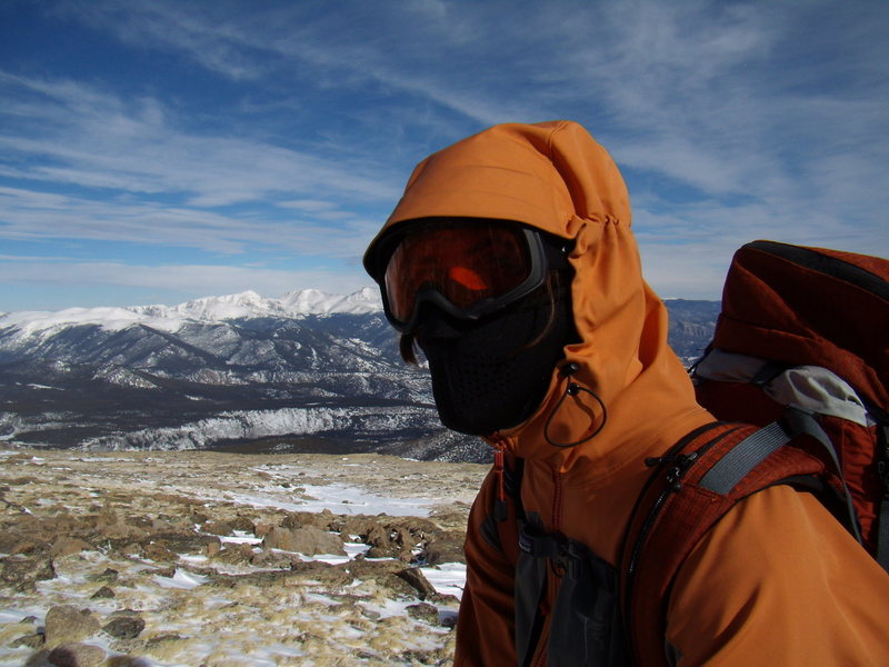 Jordan Griffler, Granite pass Longs Peak. 2/16/08