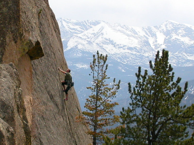 Rock Climb Hanging Tree, Lumpy Ridge