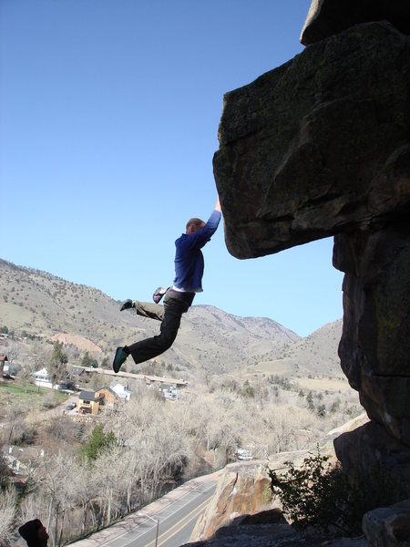 Bouldering in The Cockpit, Morrison/Evergreen/Littleton