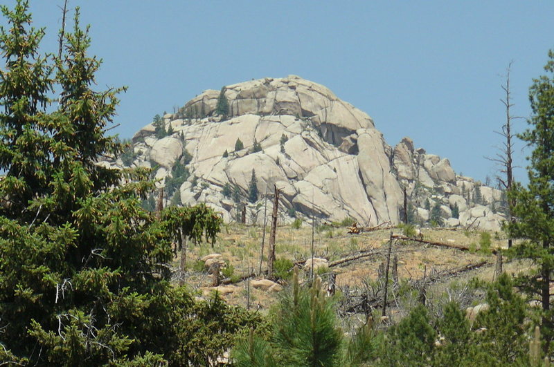 Rock Climbing in Humphrey's Dome, South Platte
