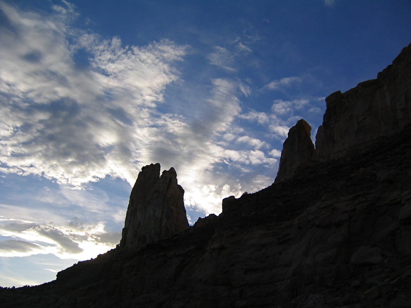 Rock Climbing in The Weasel Formation, San Rafael Swell