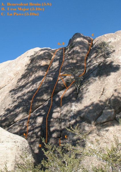 Rock Climb La Paws, San Bernardino Mountains