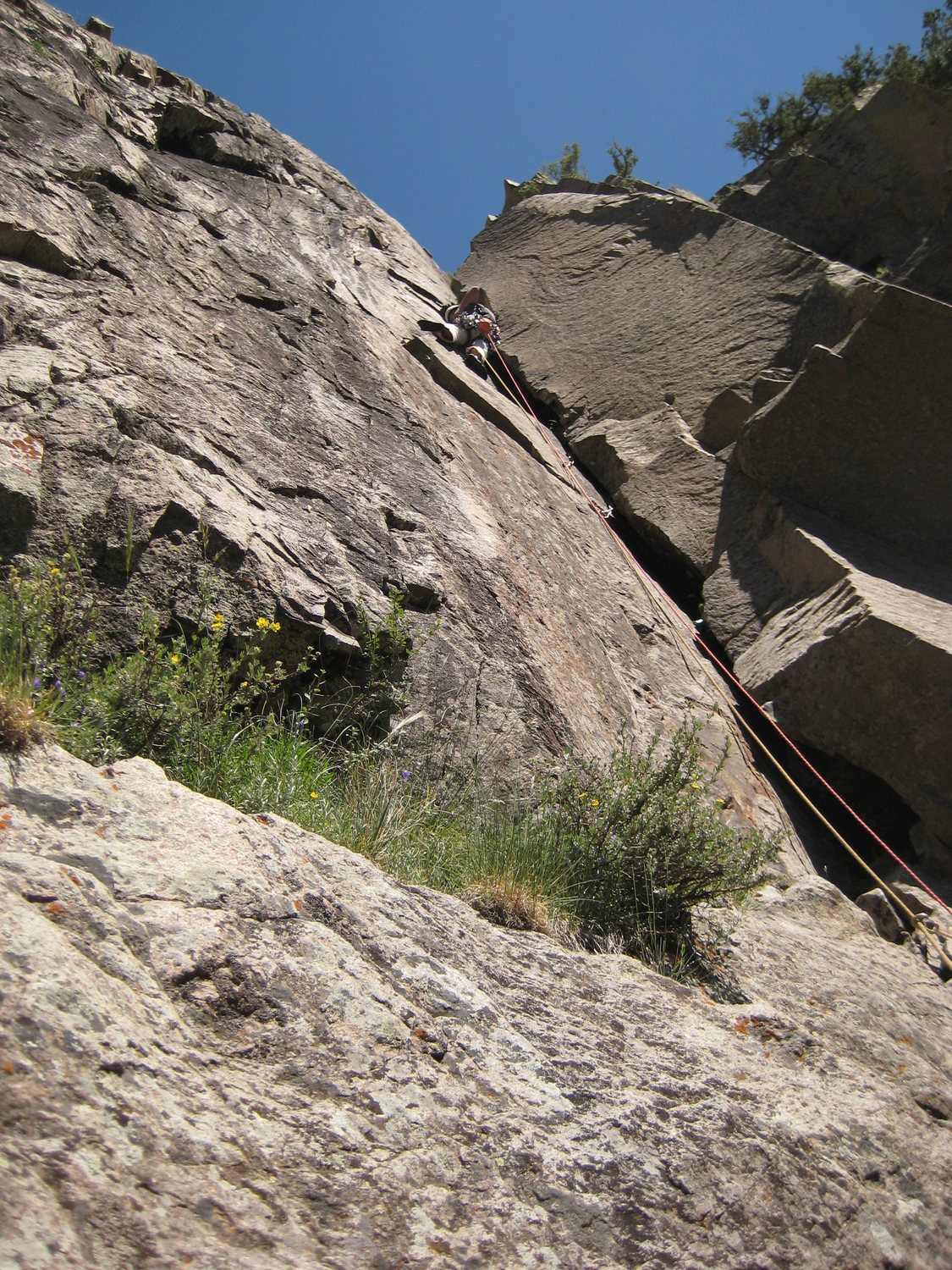 The wide section of the final pitch.