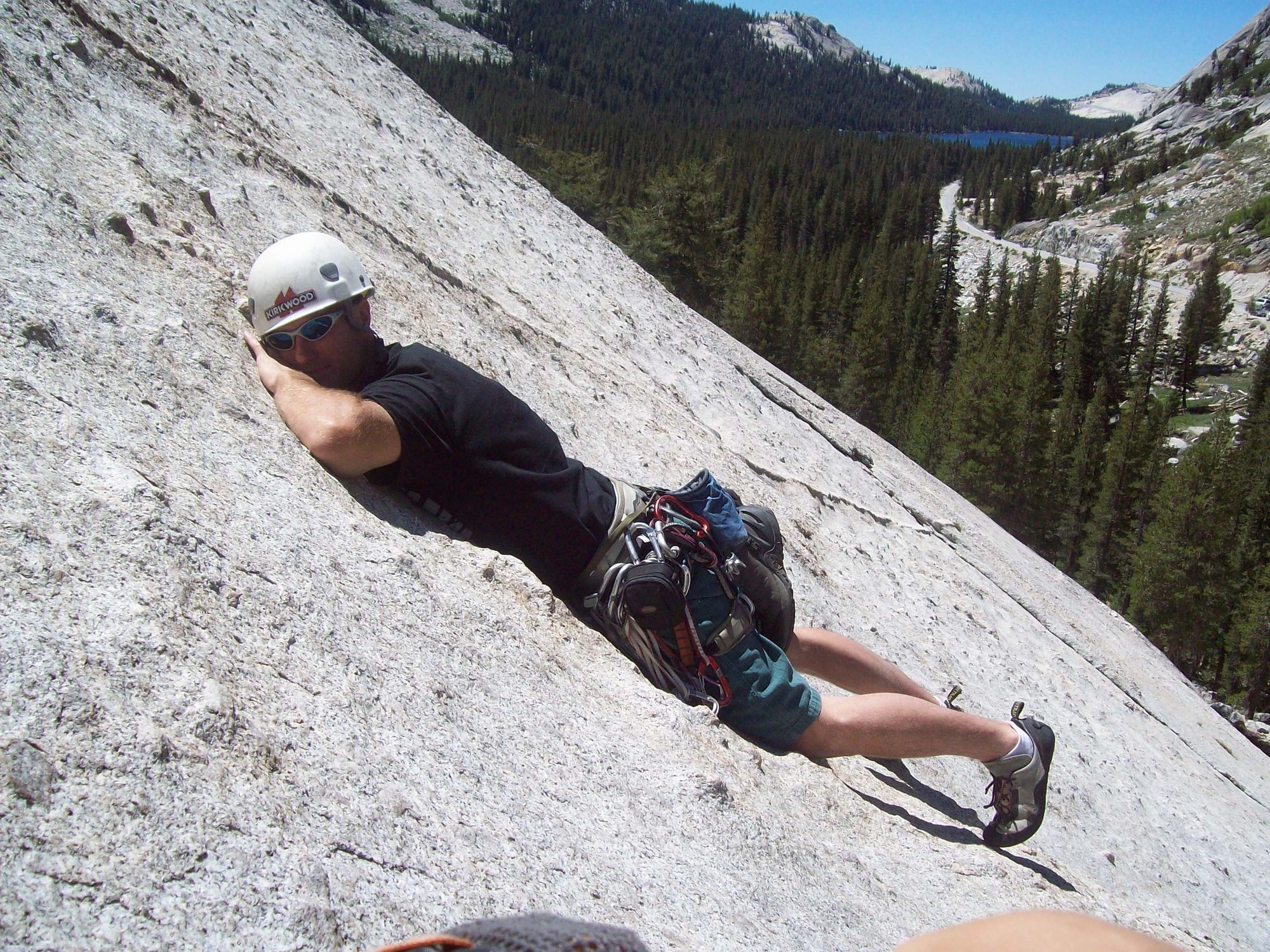 Taking a little rest while waiting for the line on Zee Tree to subside