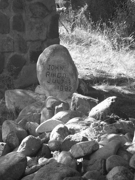 Johnny Ringo Grave near Chiricahua NM
