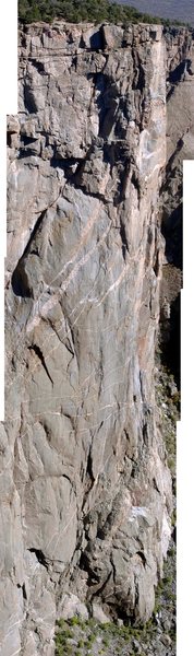 The [Chasm] Wall [North Rim] from the South Rim Road.