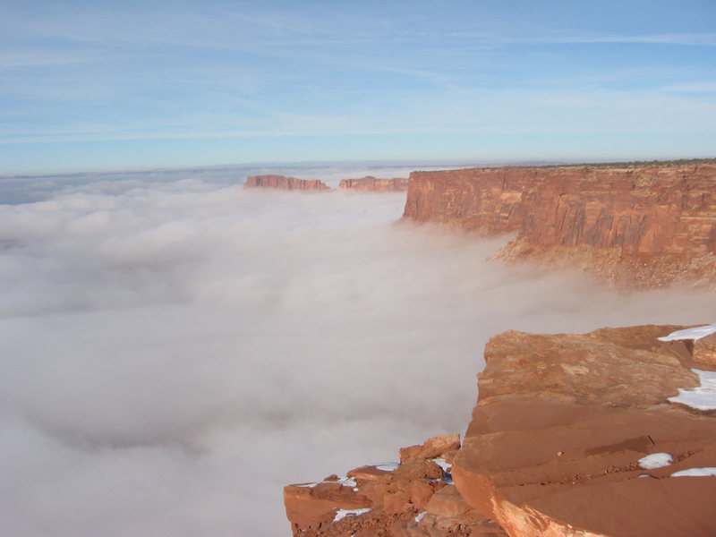 Climbing in Lockhart Basin, Southeast Utah