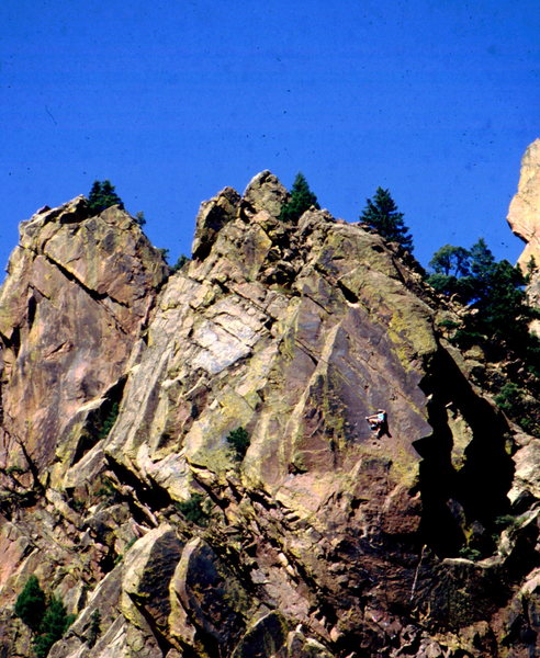 Bob Horan on 1st free ascent of Incarnation.