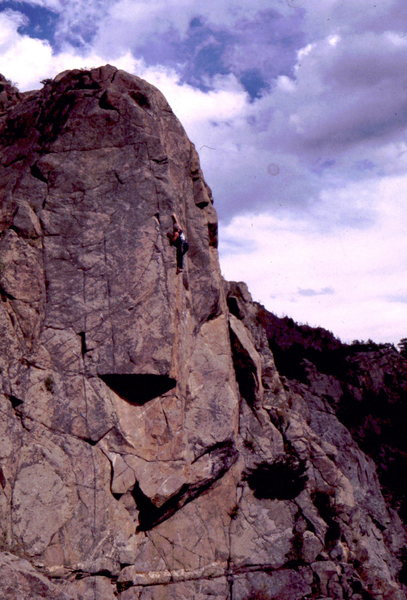 Rock Climb Phantom Bridge, Boulder