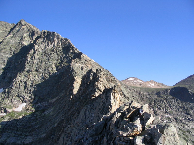 Meaty part of the Blitzen Ridge.