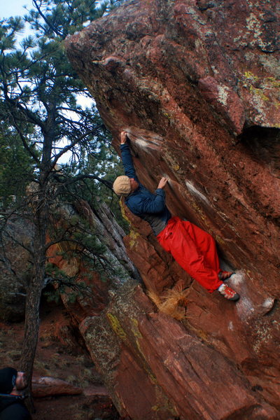 Bouldering in Overhang Wall, Boulder