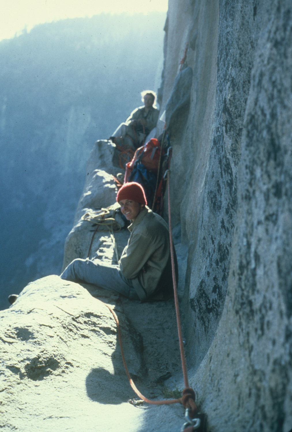 Classic bivy on Long ledge...Jonathan & Rick