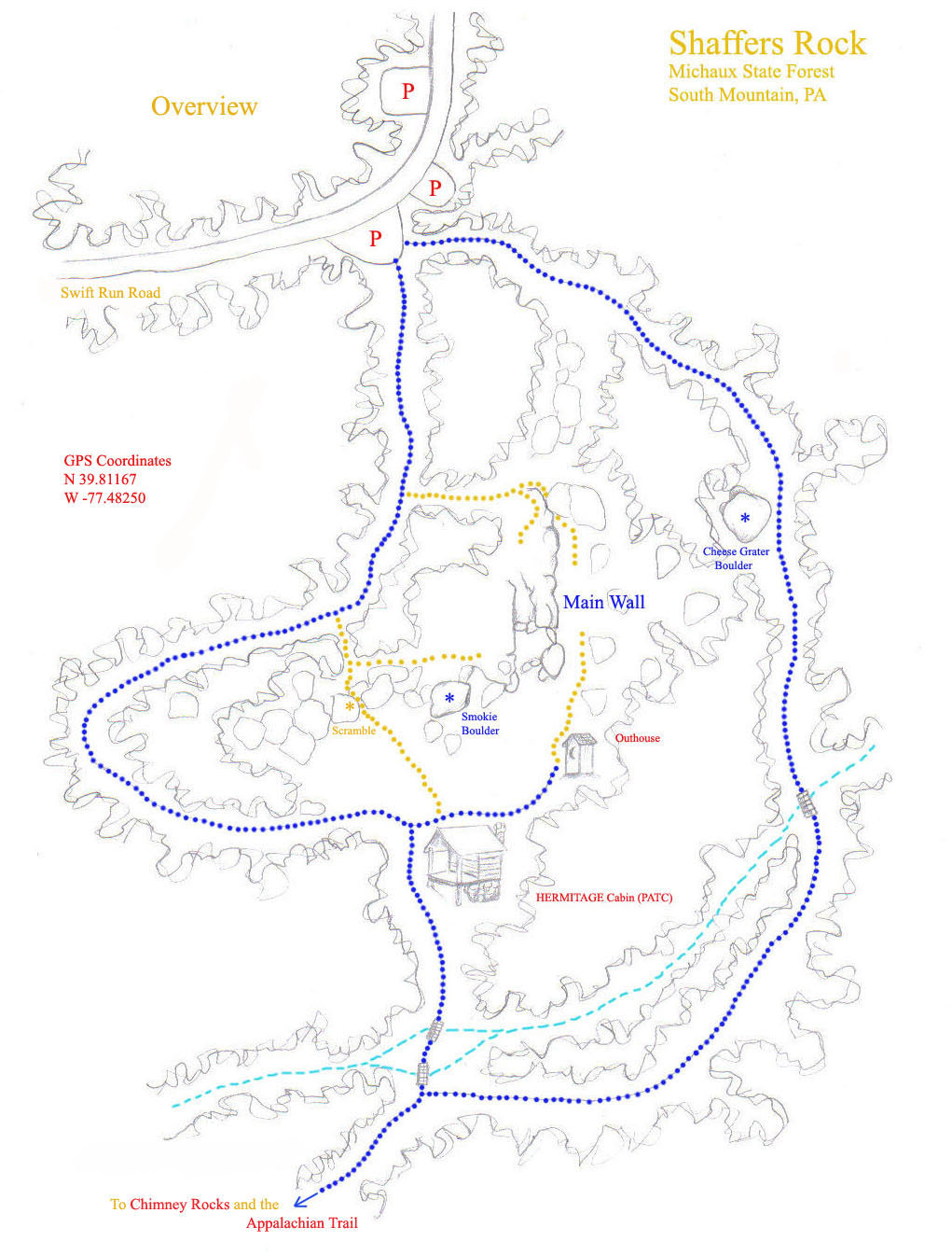 Overview of the Shaffer Rocks area. Photo Credit: Jae Bennett ...