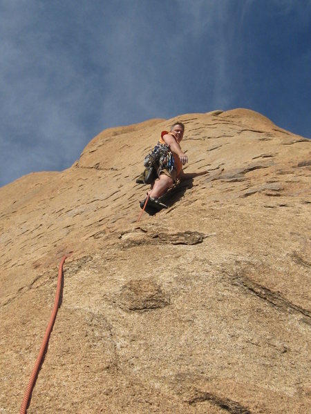 Very cool slab climbing