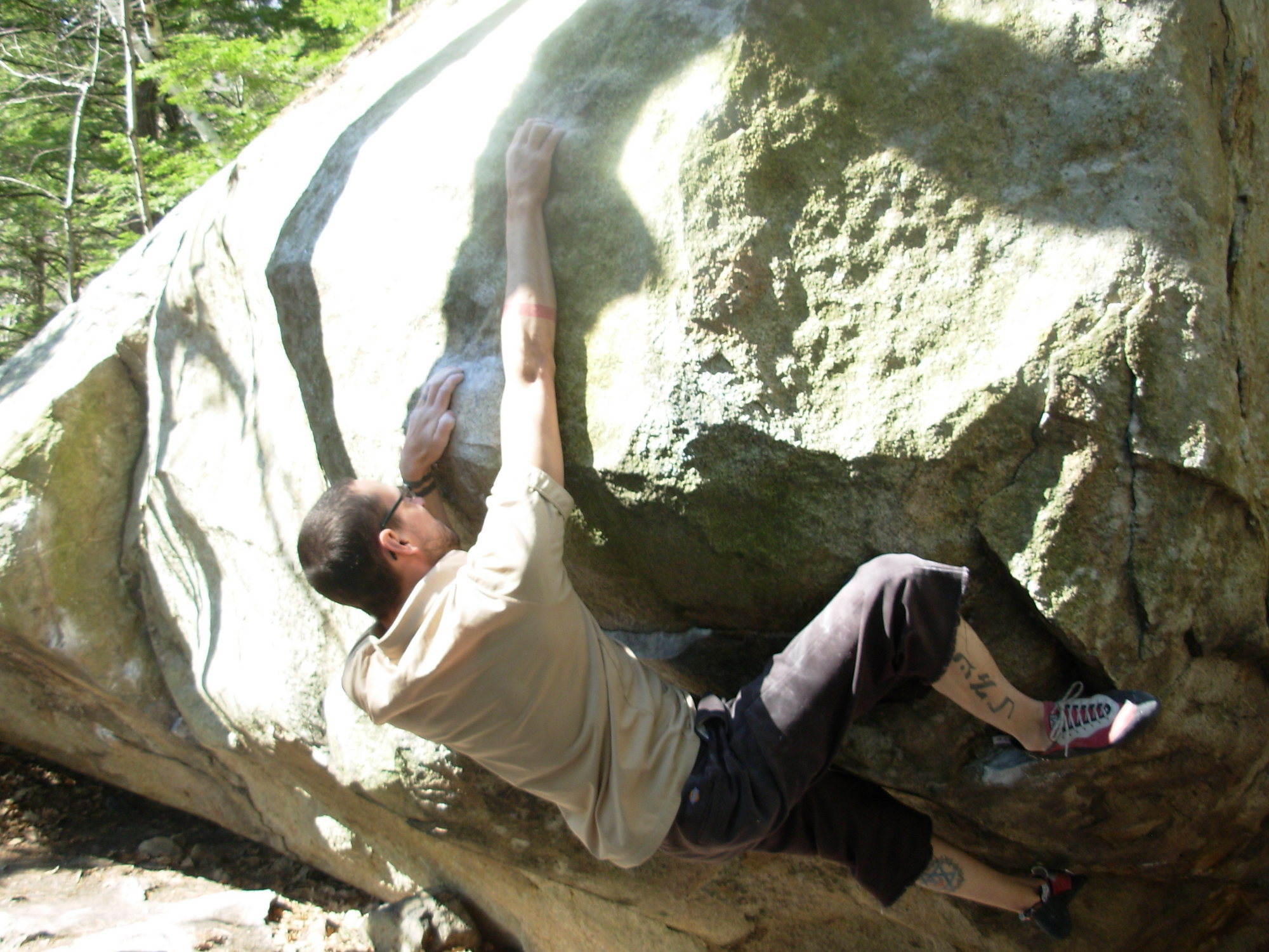 Me (Chris Deulen) utilizing the heel hook.