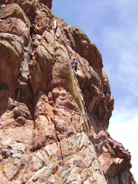 Rock Climbing in Resistance Wall, Gunnison