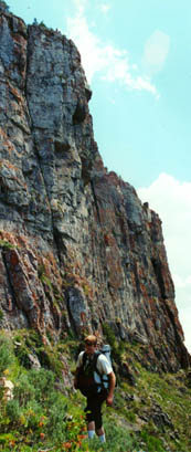 Rock Climbing in Bear Lake Monster, Wasatch Range