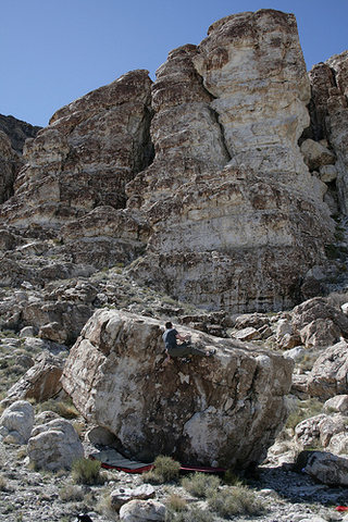 #97 in the Bouldering Guide to Utah. A great V0-V1.