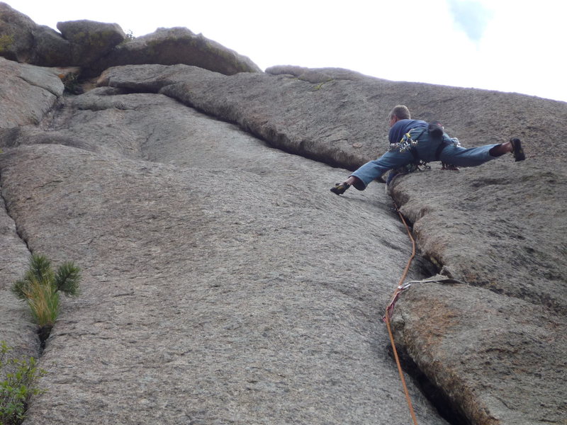 Rock Climb Gollum's Arch, Lumpy Ridge