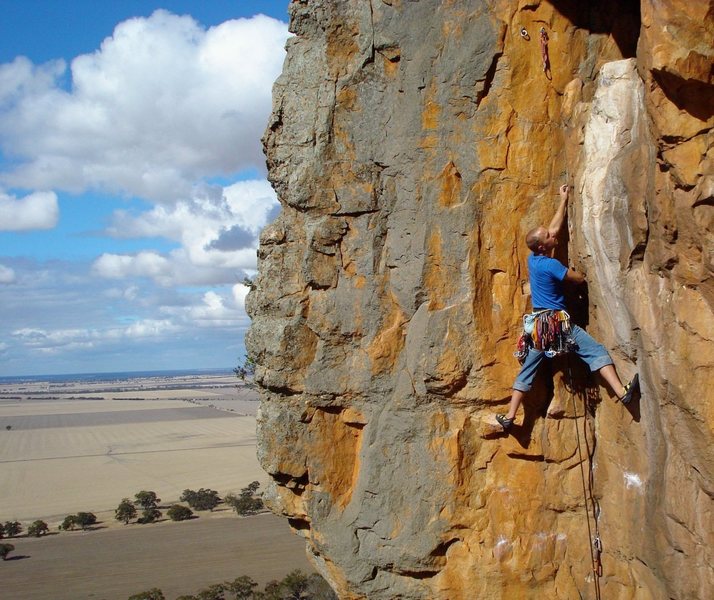 Rock Climbing in The Bluffs, Australia