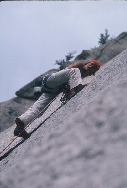 Rock Climbing in Waterfall Dome, Wasatch Range
