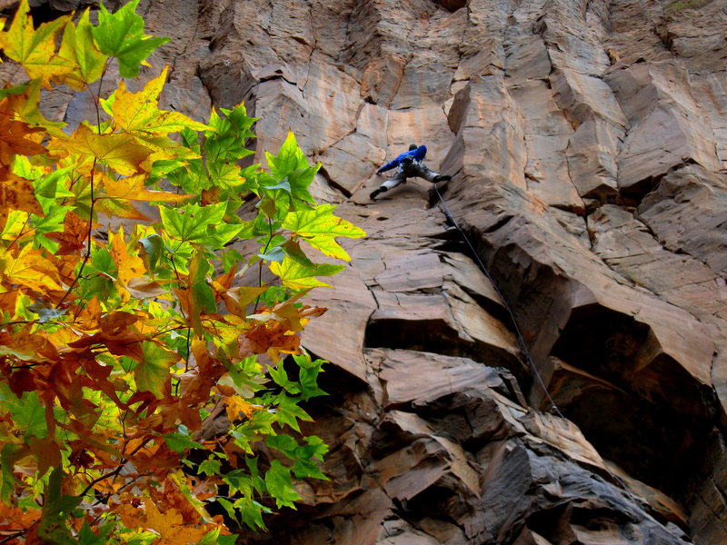 Rock Climb Crescent Moon, Northern Arizona