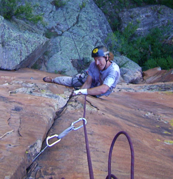Rock Climb Barefoot Fred, Northern Arizona